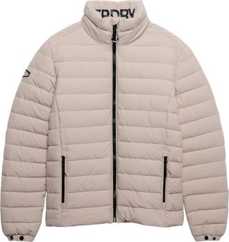 Superdry Herren Fuji Bedruckte Steppjacke Chateau Grau XXL