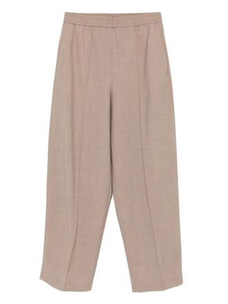 Fabiana Filippi pantalon à taille élastiquée - Tons neutres