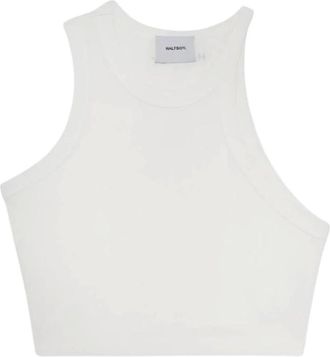 Halfboy Halfboy, Femme, Tops, Blanc, Taille: 38 FR Tank Top Crop