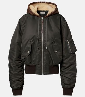 J.W.Anderson Veste bomber &agrave; finitions en shearling