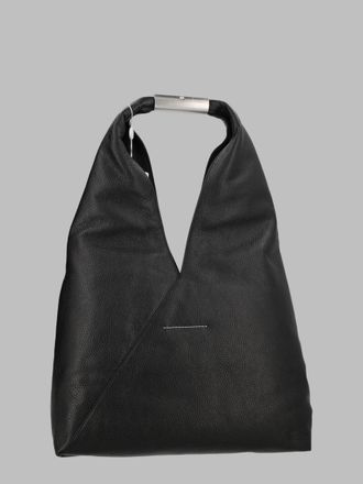 Maison Margiela Womens Handbag Japanese Black Leather Handbags Hand Bags