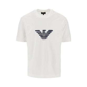 Emporio Armani Jersey T-shirt with logo print Man XL