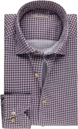 Stenstr&ouml;ms Homme, Chemises, Violet, Taille: M Slimline C72 RC Cuff Casual