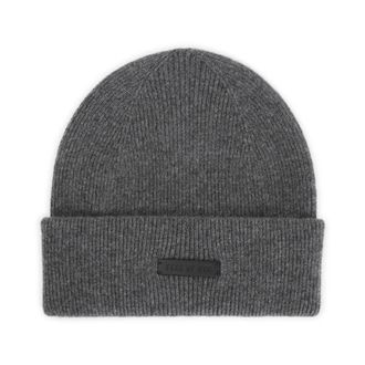 Fear of God Homme, Accessoires, Gris, Taille: ONE Size Bonnet Gris en Cachemire