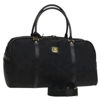 MCM Pre-owned Nylon sacs-main - Femme - Pre-owned - Noir - Taille: ONE Size
