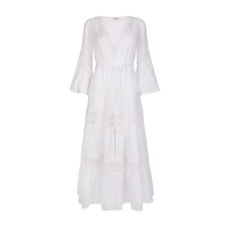 Charo Ruiz Ibiza Glen Bedspread - - Dresses - Damen - Wei&szlig; - XS