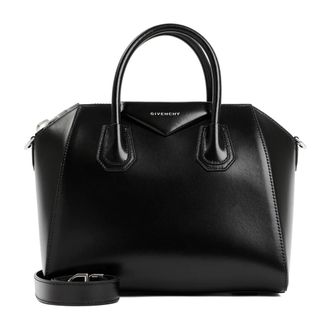 Givenchy Schwarze Lederhandtasche mit Obergriffen - - Bags - Damen - Schwarzk - ONE SIZE