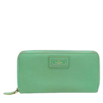 Valentino Pre-owned Compact Wallet - - Pre-owned - Damen - Gr&uuml;n - ONE SIZE