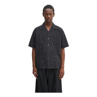 Neighborhood Chemise Guayabera - Homme - Chemises - Noir - Taille: XL