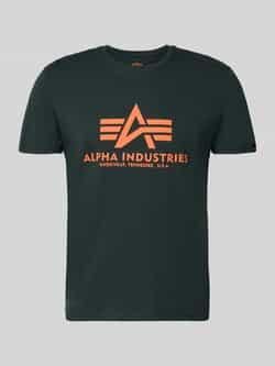 Alpha Industries T-Shirt mit Label-Detail Modell BASIC