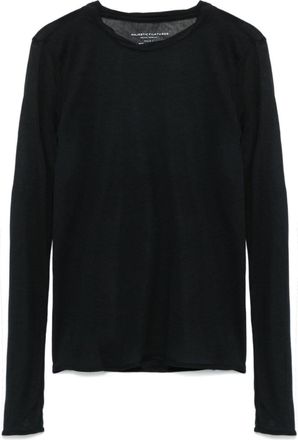 Majestic Filatures T-Shirt mit rundem Ausschnitt - Schwarz