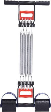 IFUNDOM Multifunktionales Trainingsgerät für Zuhause Ergonomischer Zugseil muskeltrainer mit Federstahl Rutschfester Griff Fußpedal für Arm Bein Ganzkörperkrä