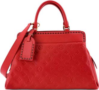 Louis Vuitton Vosges Handbag Whipstitch Monogram Empreinte Leather MM satchel - Rouge