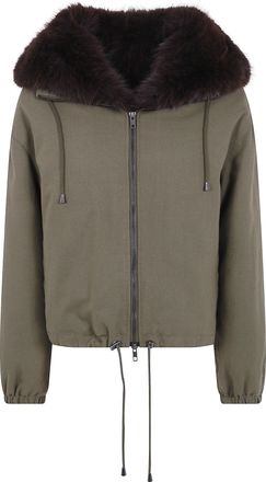 DRHOPE Jacket With Fur Hood Soleil