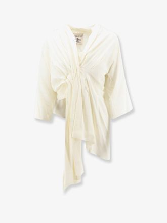 Semicouture Silk blend top - SEMICOUTURE - gender_Woman