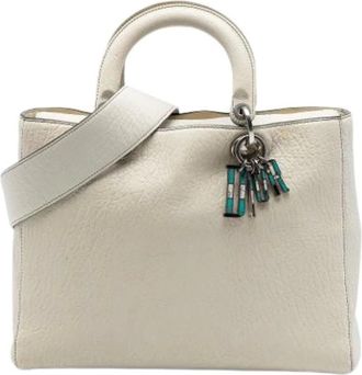 Dior Pre-owned Lady Dior - Femme - Pre-owned - Blanc - Taille: ONE Size