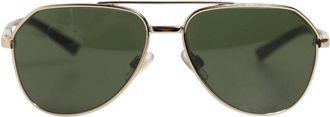 Dolce & Gabbana Femme, Accessoires, Gris, Taille: ONE Size Lunettes de soleil Aviateur