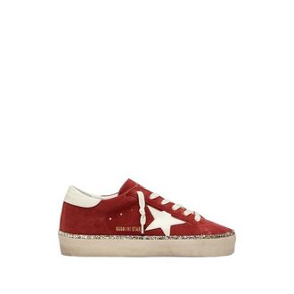 Golden Goose Baskets Hi Star en cuir daim &agrave; paillettes
