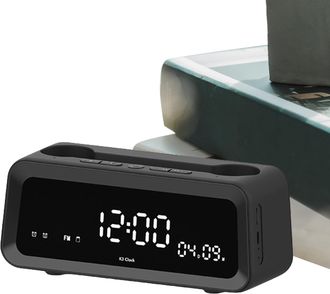 Generic Alarmlautsprecher - Drahtloser Lautsprecher mit Temperaturanzeige, Multifunktionaler Musik-Player Home Entspannung, Gadget Arbeitsplatz Im Wohnzimmer,
