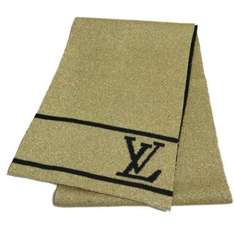 Louis Vuitton Pre-owned Laine foulards - Femme - Pre-owned - Vert - Taille: ONE Size