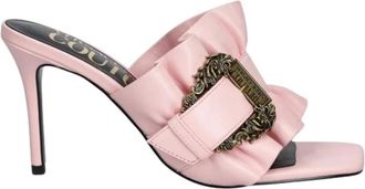 Versace Mules mit R&uuml;schen-Detail - - Shoes - Damen - Rosa - 35 EU