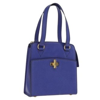 Celine Sac &agrave; main vintage Pre-owned - Femme - Pre-owned - Bleu - Taille: ONE Size