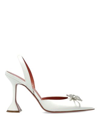 Amina Muaddi Chaussures &Agrave; Talon - Blanc