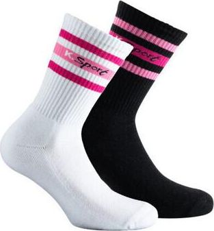 Kindy Lot de 2 mi-chaussettes sport semelle bouclette Coton