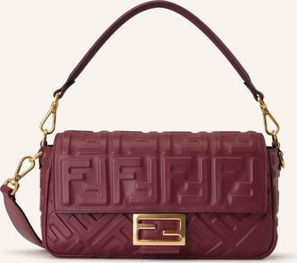 Fendi Schultertasche Baguette Medium rot