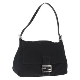 Fendi Sac bandouli&egrave;re en nylon Pre-owned - Femme - Pre-owned - Noir - Taille: ONE Size