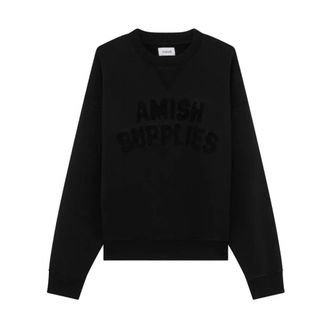 Amish Herren, Sweatshirts & Hoodies, Schwarzk, SGr&ouml;&szlig;e