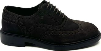 Fratelli Rossetti Homme, Chaussures, Noir, Taille: 40 EU Richelieu &agrave; bout fleuri perfor&eacute;
