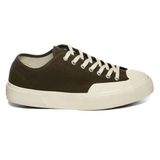 Superga Homme, Chaussures, Vert, Taille: 45 EU 2432 Works Low Cut Cotton Canvas