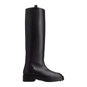 Tod's Schwarze Lederstiefel - - Shoes - Damen - Schwarzk - 41 EU
