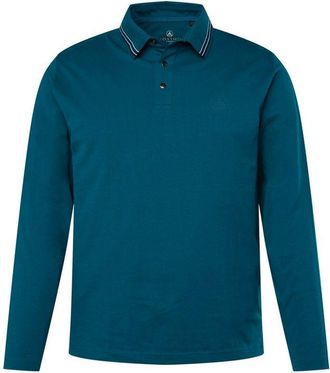 Boston Park Poloshirt Poloshirt Langarm Druckkn&ouml;pfe