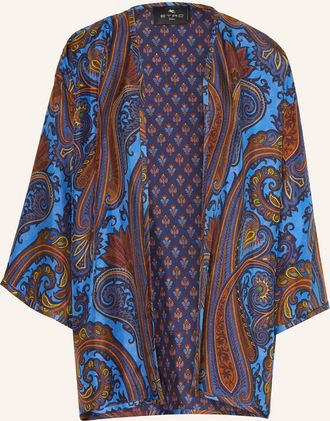 Etro Etro Seidenh&uuml;lle Mit 3/4-Arm blau
