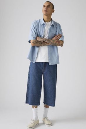 Levi's 478 Baggy Capri - Homme - Bleu / Song Of The Year - 29