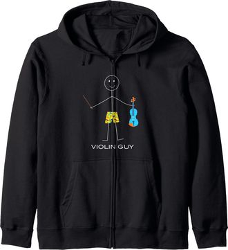 Whyitsme Design Lustige Herren Geige, Junge Musiker Geschenke Kapuzenjacke