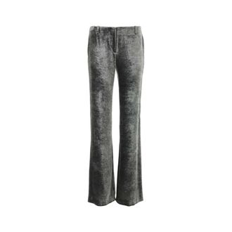 Alberta Ferretti Femme, Jeans, Gris, Taille: 40 FR Flared Jeans