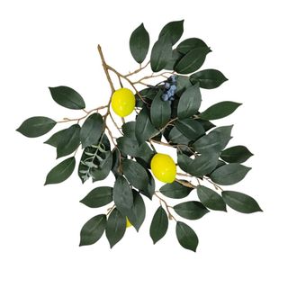 Valiclud K&uuml;nstlicher Zitronenanh&auml;nger zum Aufh&auml;ngen Gr&uuml;ne Dekoration aus Leichtem Kunststoff Wand und T&uuml;r Deko f&uuml;r Hochzeit Wohnraum und Gartenfest