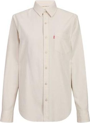 Levi's Chemise unie &agrave; col classique en lin et coton m&eacute;lang&eacute;s