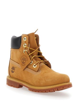 Timberland Womens Beige Water-Proof Nubuck Leather Boots