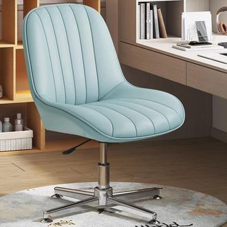 Generic B&uuml;rostuhl hoher R&uuml;ckenlehne,Schreibtischstuhl,Stuhl gekreuzten Beinen ohne Rollen,ergonomischer Computer-Arbeitsstuhl,bequemer,moderner Drehstuhl gepo