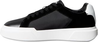 Calvin Klein Baskets Cupsole Homme Chunky Laceup Semelle Épaisse, Noir (Black/Bright White), 43