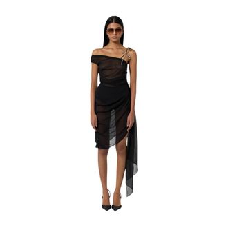 Giuseppe Di Morabito Abito Corto In Tulle Di Seta - - Dresses - Damen - Schwarzk - S