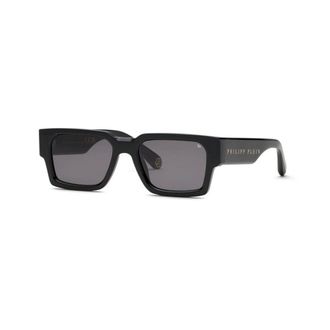 Philipp Plein Homme, Accessoires, Noir, Taille: 54 MM Spp183M 0700 Lunettes de soleil