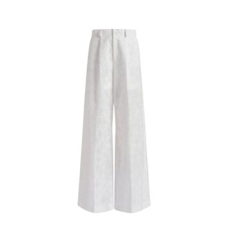 Alberta Ferretti Damen, Hosen, Wei&szlig;, LGr&ouml;&szlig;e