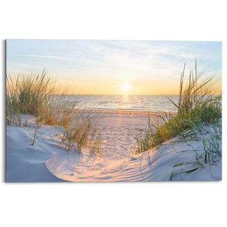 Reinders Wandbild, Sonnenuntergang, Schlafzimmer, Bilder, Wanddeko, Room Decor, MDF, Beige, 60 x 90