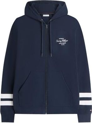Tommy Hilfiger Sweat zipp&eacute; &agrave; capuche en coton m&eacute;lang&eacute;