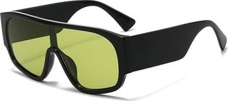 Generic Lunettes De Soleil D&eacute;coratives &Agrave; Monture Large For Homme Et Femme, Id&eacute;ales For Les D&eacute;placements En Ext&eacute;rieur Ou Vacances(Green)